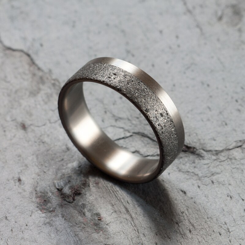 Mens Titanium Ring - Etsy