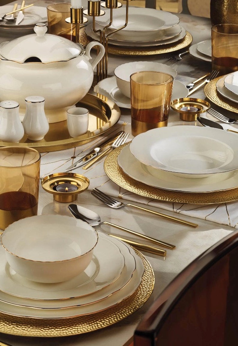 Premium Quality, Stylish and Elegant, 80 Piece Plate and Dinnerware Set ...