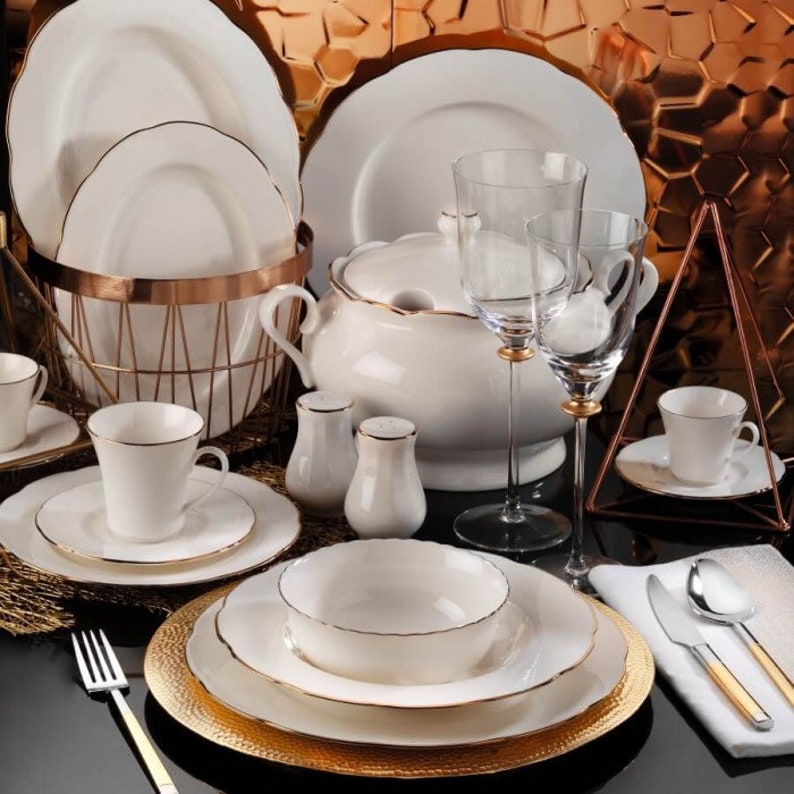 Premium Quality, Stylish and Elegant, 80 Piece Plate and Dinnerware Set ...