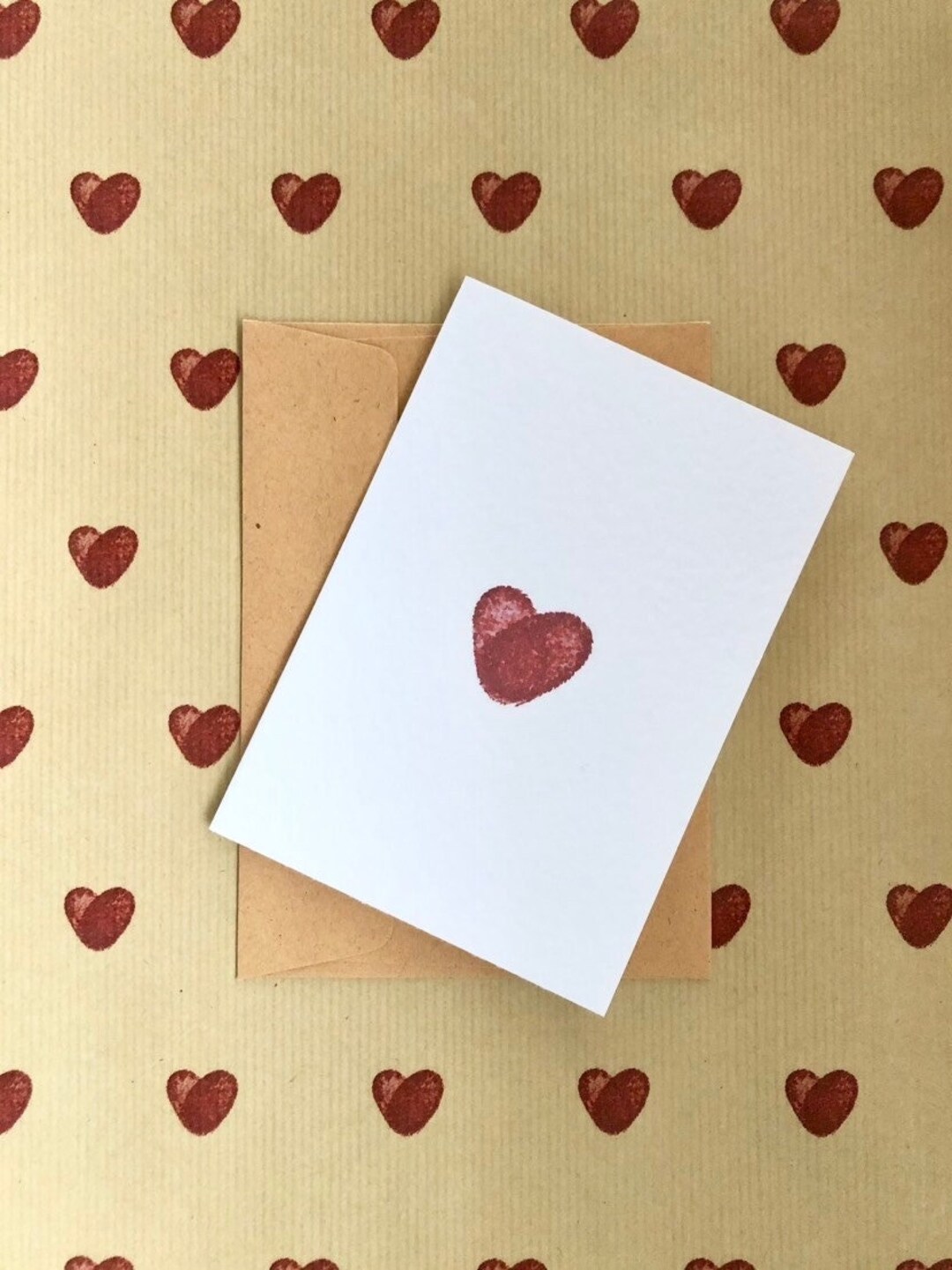 Love Heart Anniversary Greeting Card and Wrapping Paper Set, A3 ...
