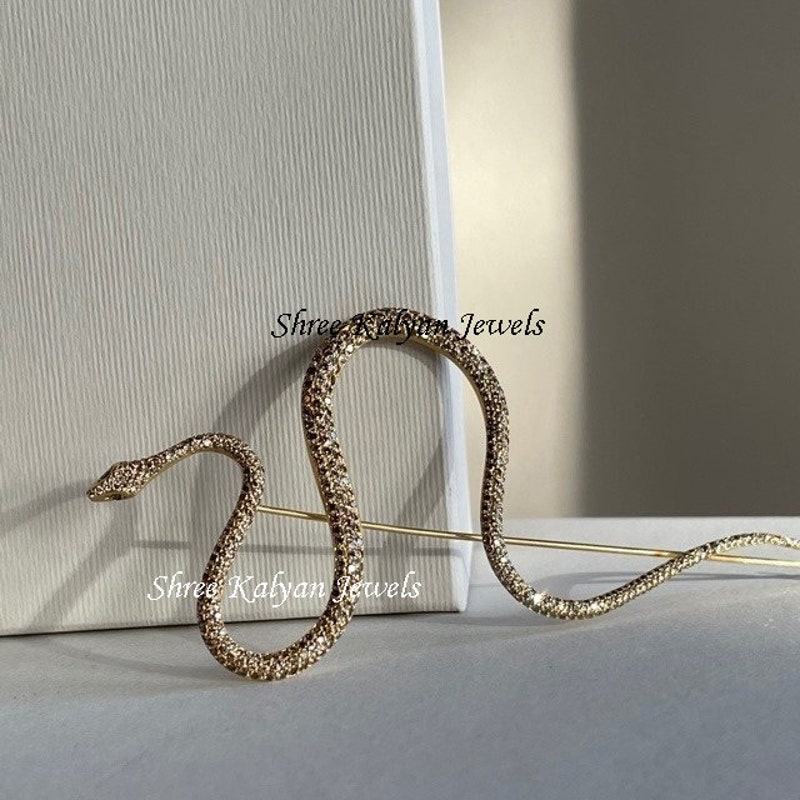 Snake Brooch - Etsy