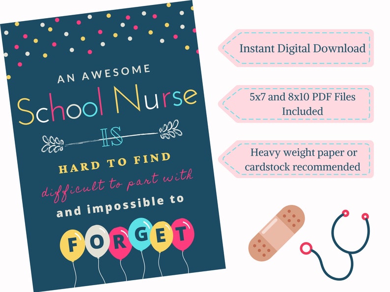 School Nurse Office Decor / School Nurse Appreciation Gift / School ...