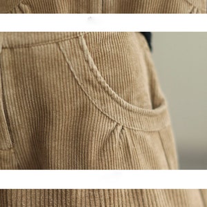 Vintage Corduroy Pants Women Vintage Harem Pants Brown Baggy - Etsy