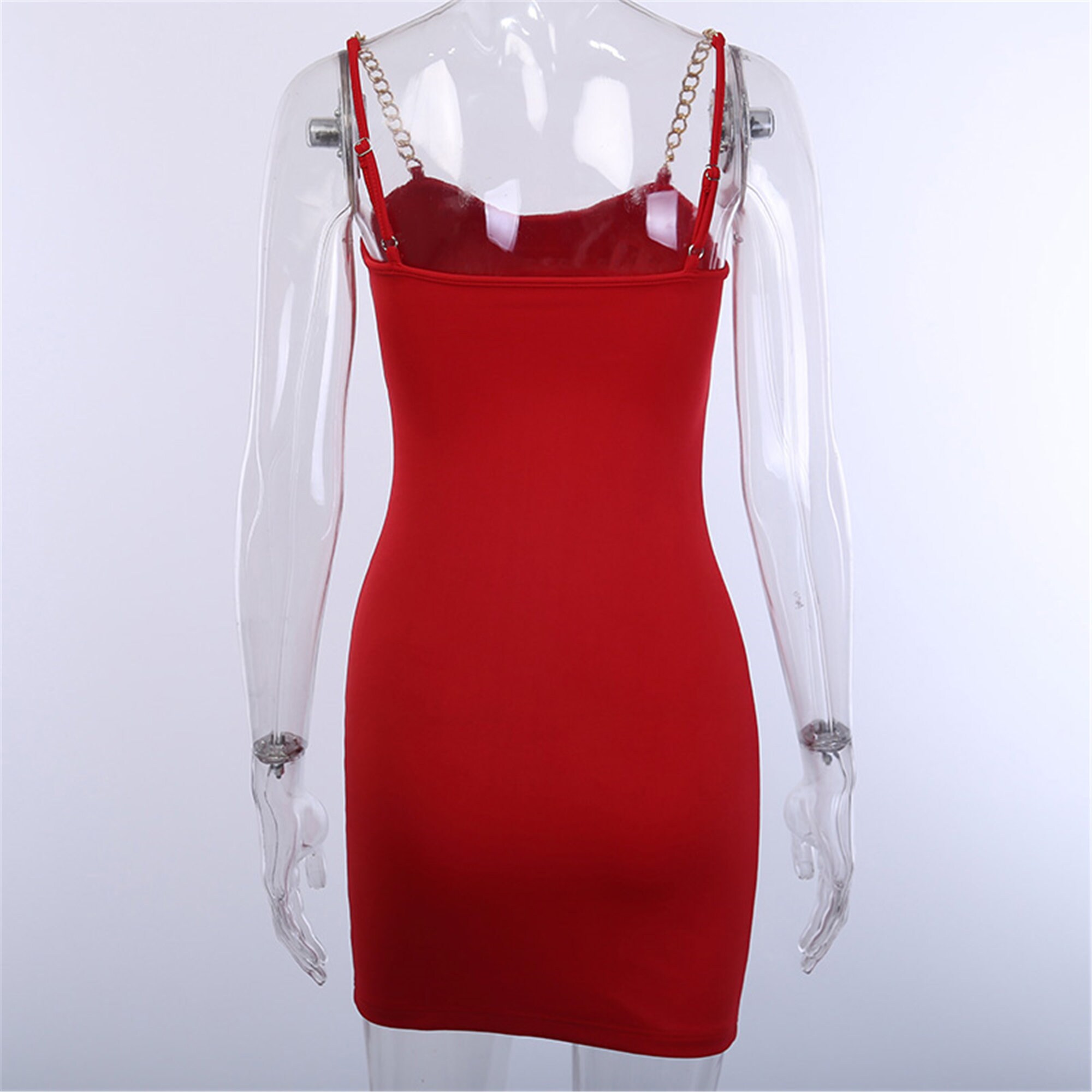 Red Mini Dresses Sexy Halter Bodycon Backless Short Dress | Etsy