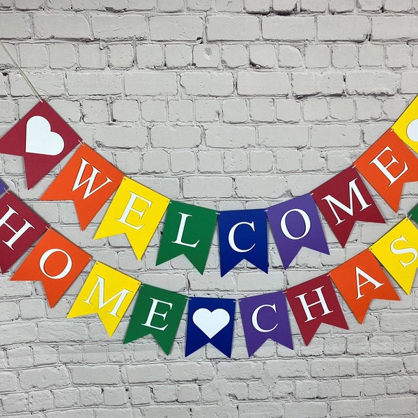 Welcome Home Banner - Etsy