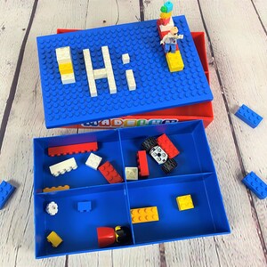 Personalized Storage Case for "lego" or Other Blocks With 4 ...