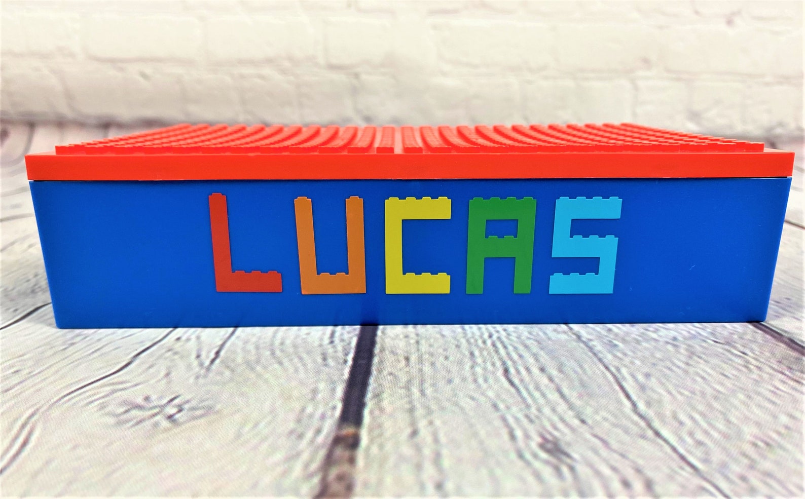 Personalized Storage Case for "lego" or Other Blocks With 4 ...