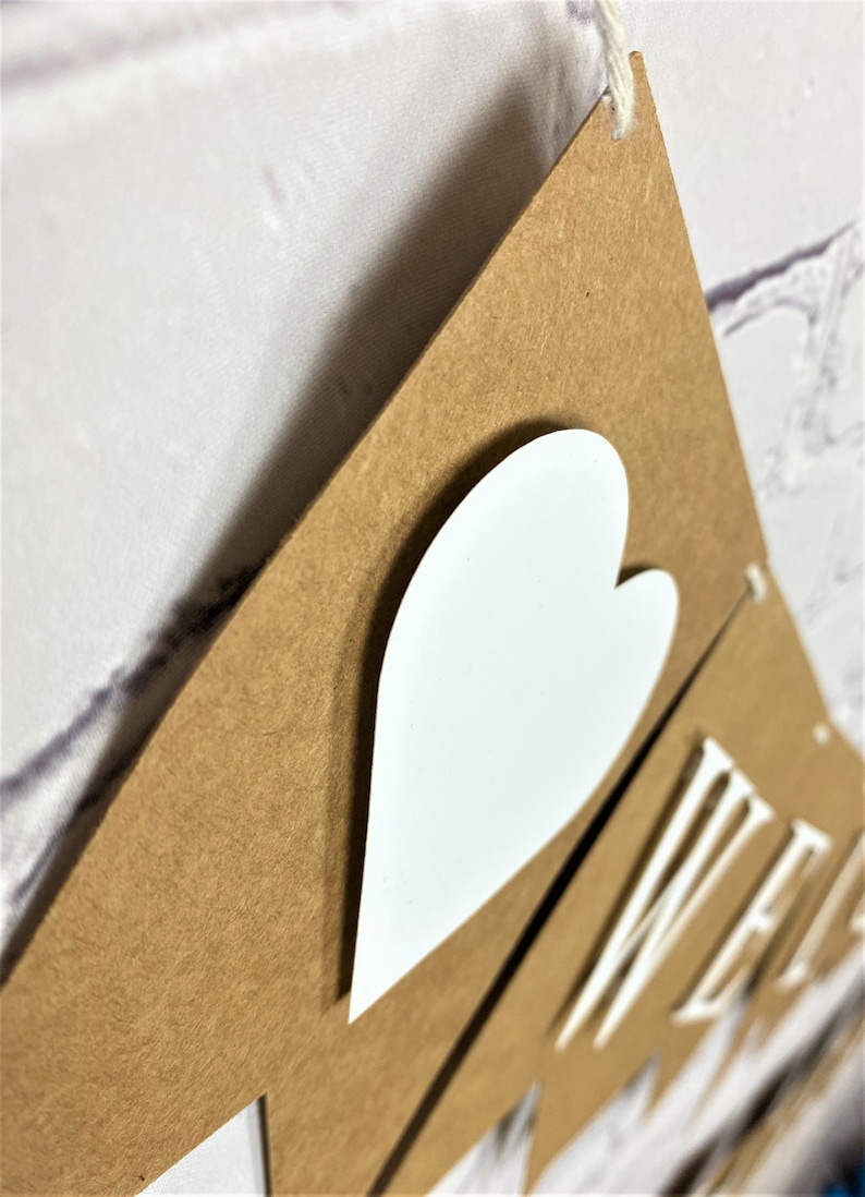 Welcome Home Personalized Custom Name Hanging Bunting Banner - Etsy