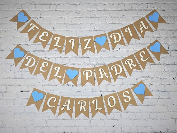 Feliz Dia Del Padre Banner Spanish Happy Father's Day - Etsy