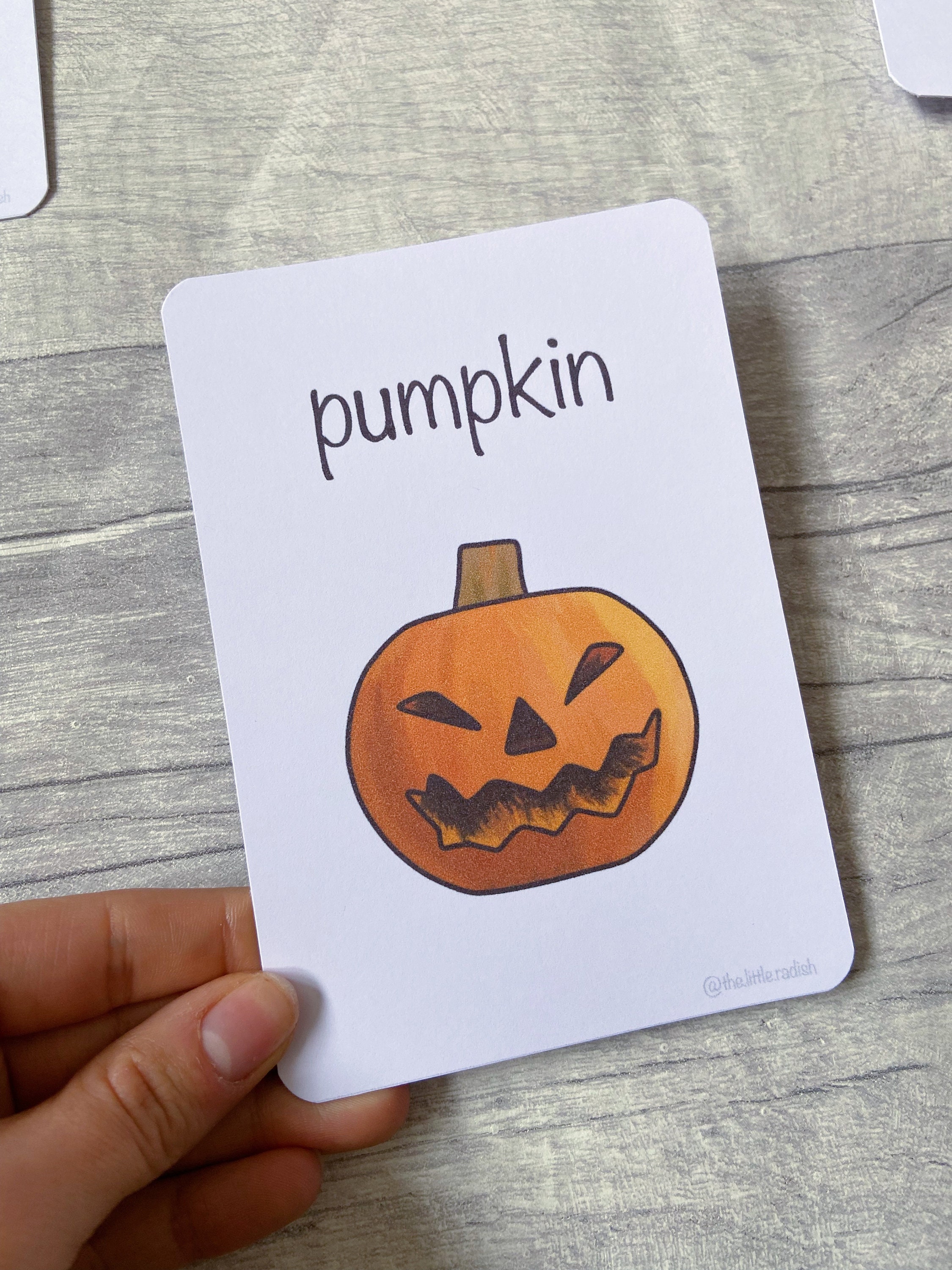 Printable Halloween Flashcards Printable Educational - Etsy