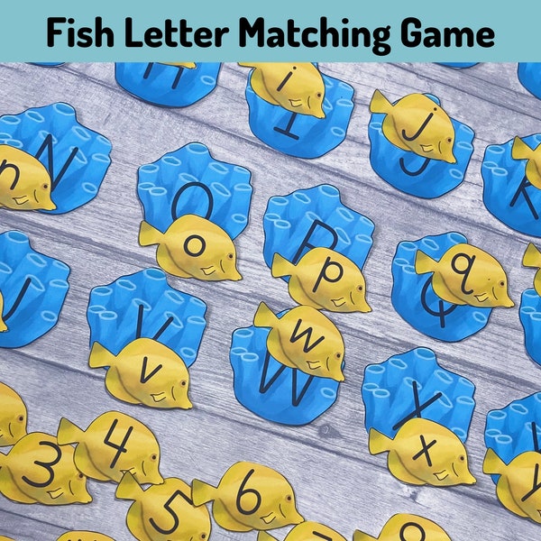 Printable Alphabet Book Sea Creature - Etsy