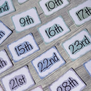 Printable Dates Cards Educational Learning Resources - Etsy