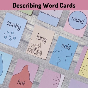 Printable Adjective Cards X24, Teaching Learning Resources, Early Years ...