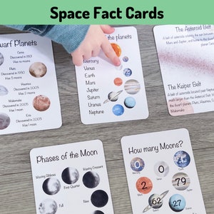Printable Space Facts Flashcards Teaching Learning - Etsy UK