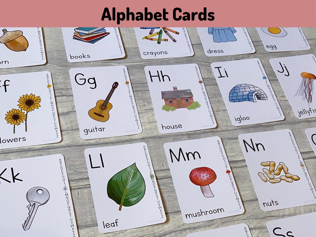 Alphabet Flashcards Printable, Teaching Learning Resources, Educational ...