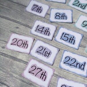 Printable Dates Cards Educational Learning Resources - Etsy