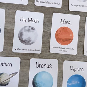 Planet Flashcards, STEM Teaching Learning Resources, Homeschool ...