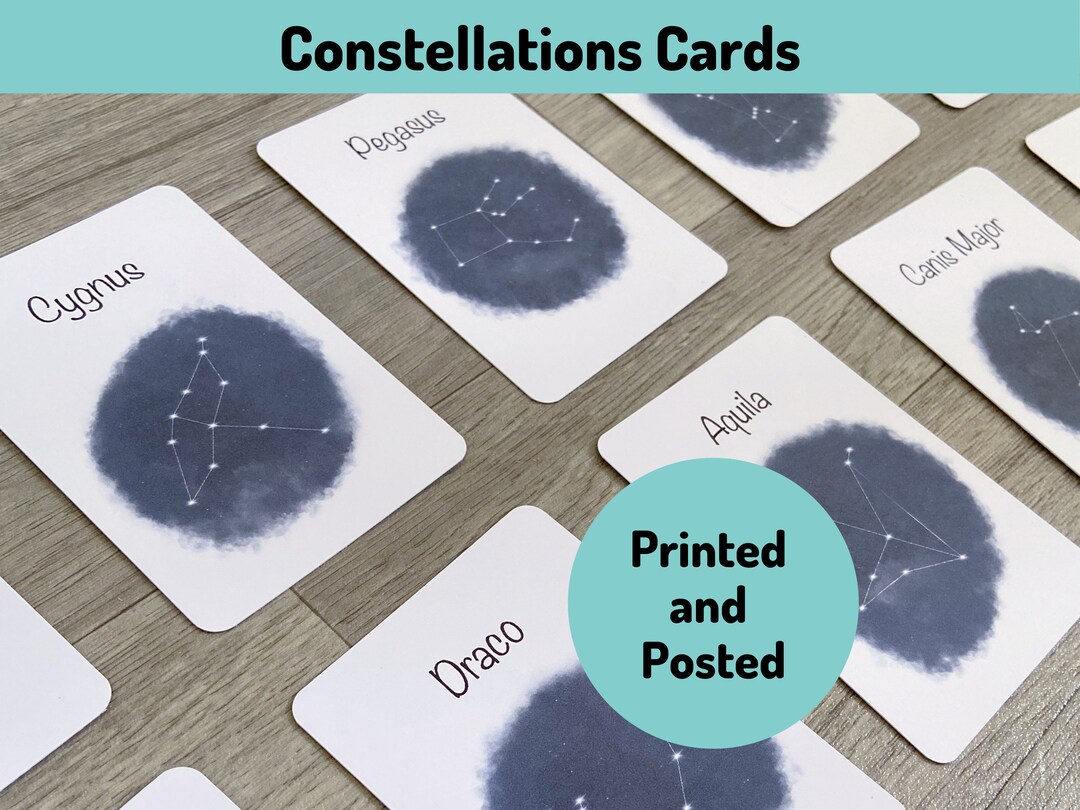 Constellation Flashcards, STEM Teaching Learning Resources, Homeschool ...