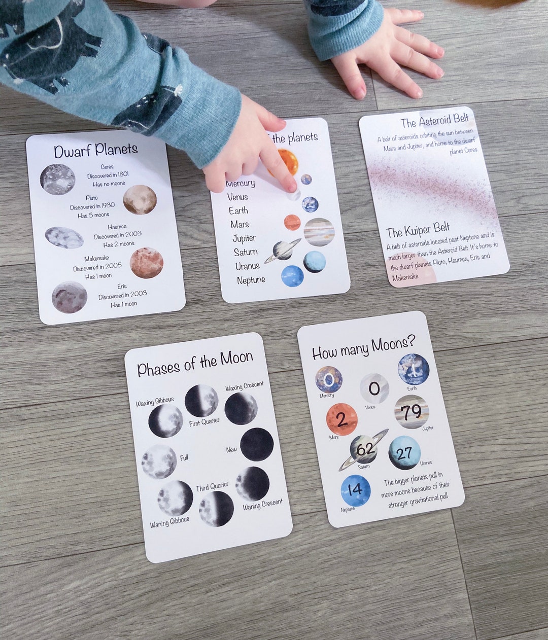Printable Space Facts Flashcards Teaching Learning - Etsy Israel