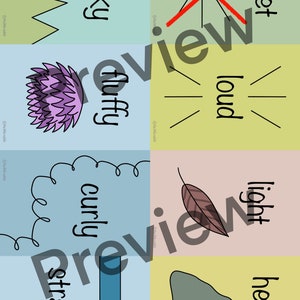 Printable Adjective Cards X24, Teaching Learning Resources, Early Years ...