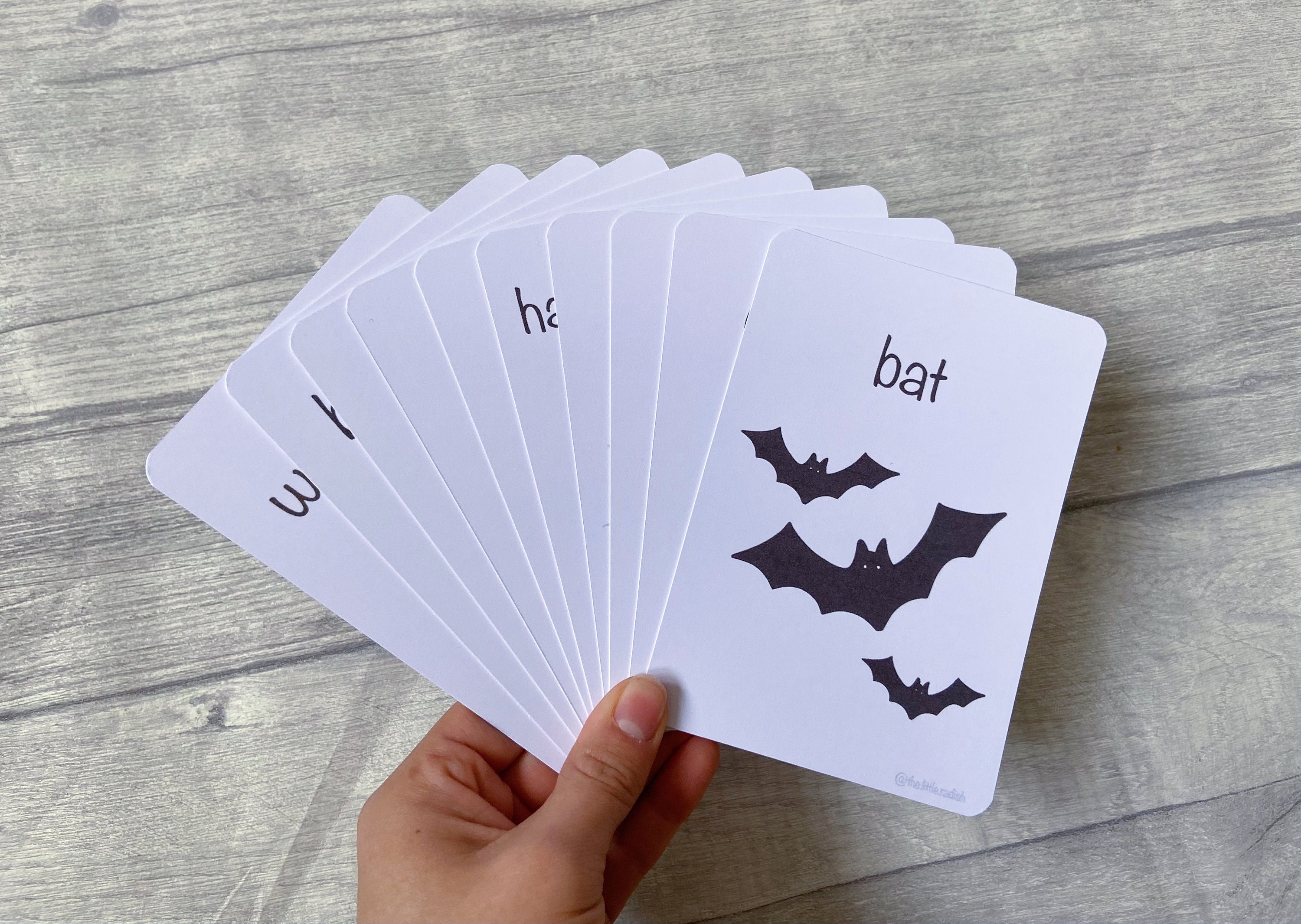 Printable Halloween Flashcards Printable Educational - Etsy