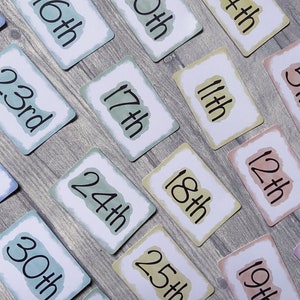 Printable Dates Cards Educational Learning Resources - Etsy