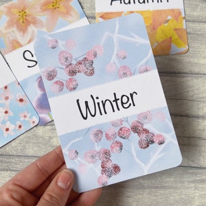 Printable Seasons Flashcards Educational Learning Resources, Teaching ...