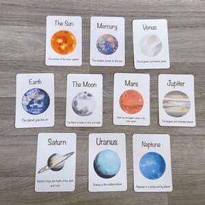 Planet Flashcards, STEM Teaching Learning Resources, Homeschool ...
