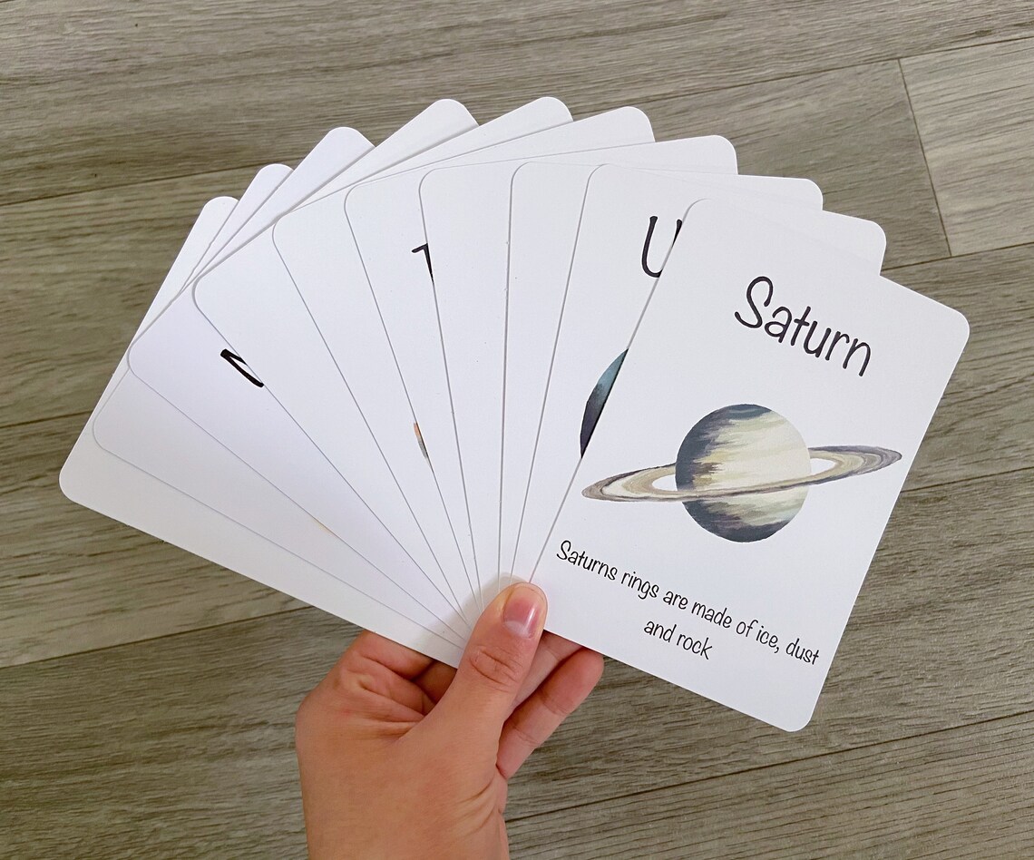 Printable Planet Flashcards Teaching Learning Resources - Etsy UK