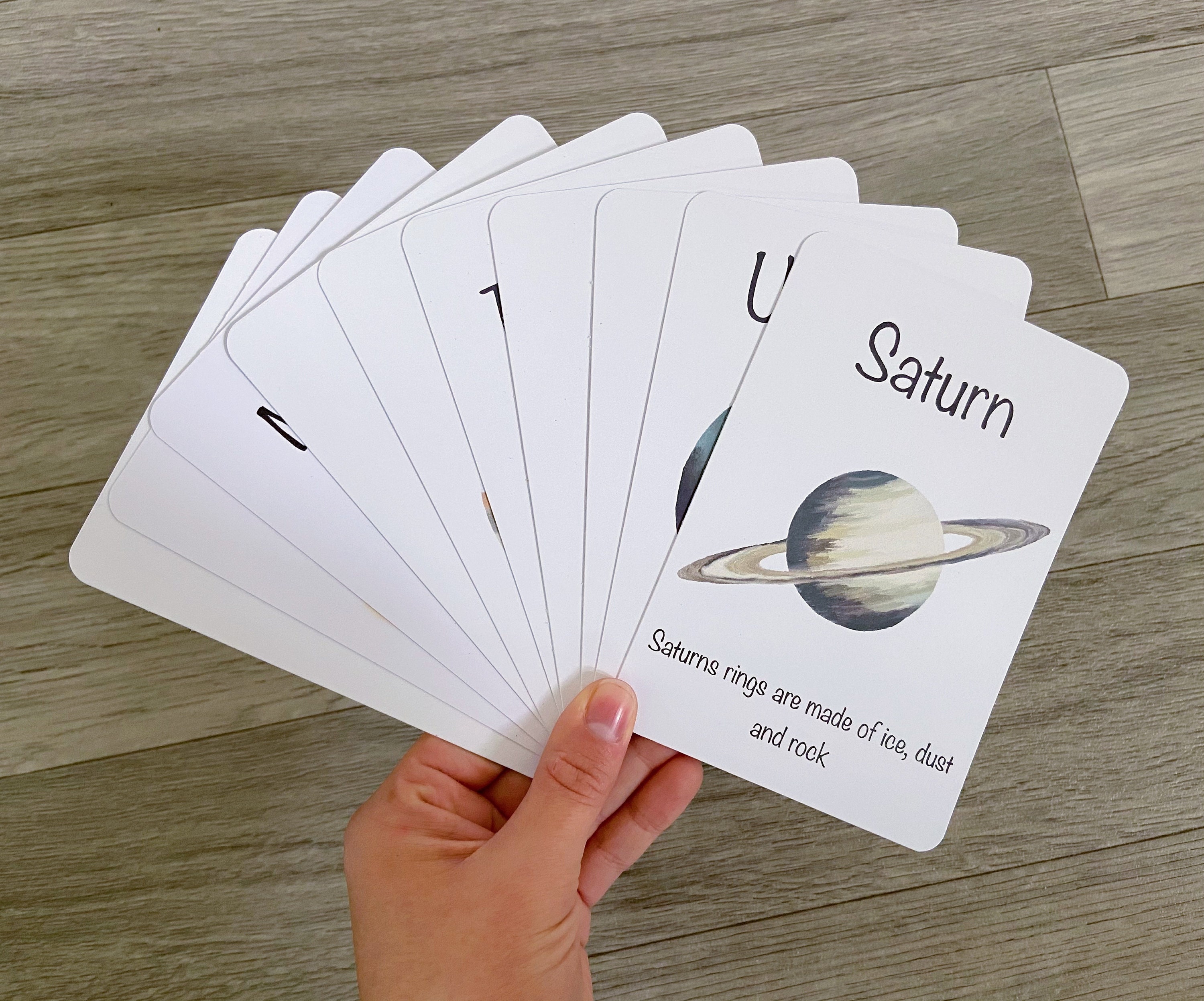 Printable Planet Flashcards Teaching Learning Resources - Etsy UK