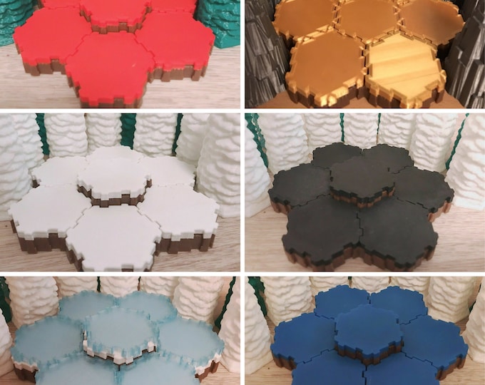 Heroscape Terrain - 1 Hex (7 Pieces, Special Ruling) [custom] - Etsy