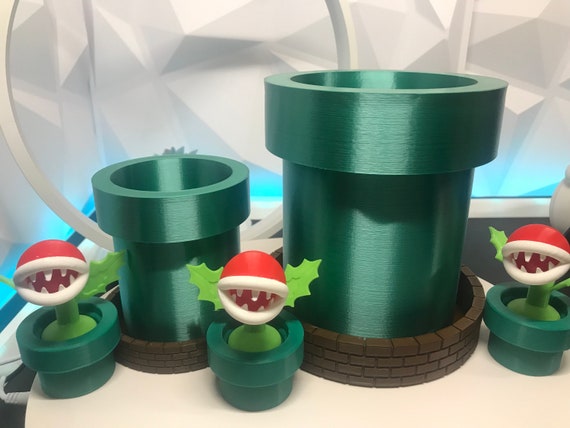 Mario Pipe Planter Flower Pot Super Mario Planter | Etsy