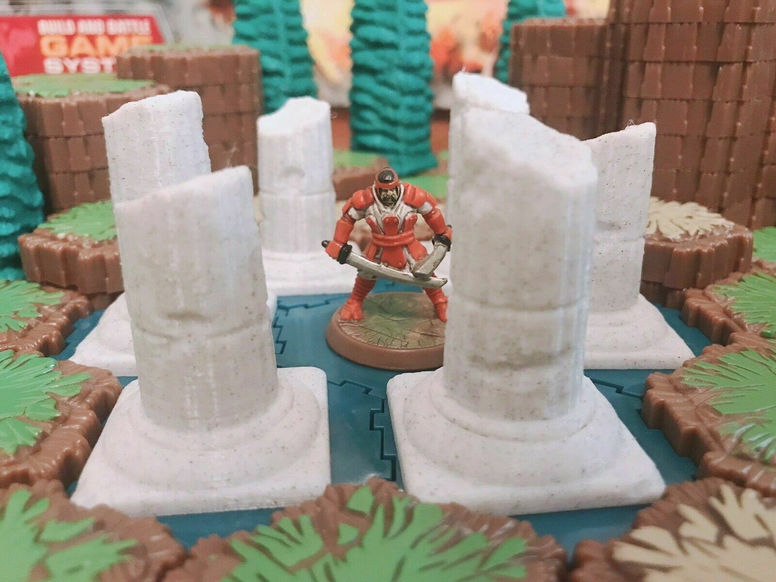 Heroscape Terrain - Ruin Pillars (6 Piece) [custom] - Etsy