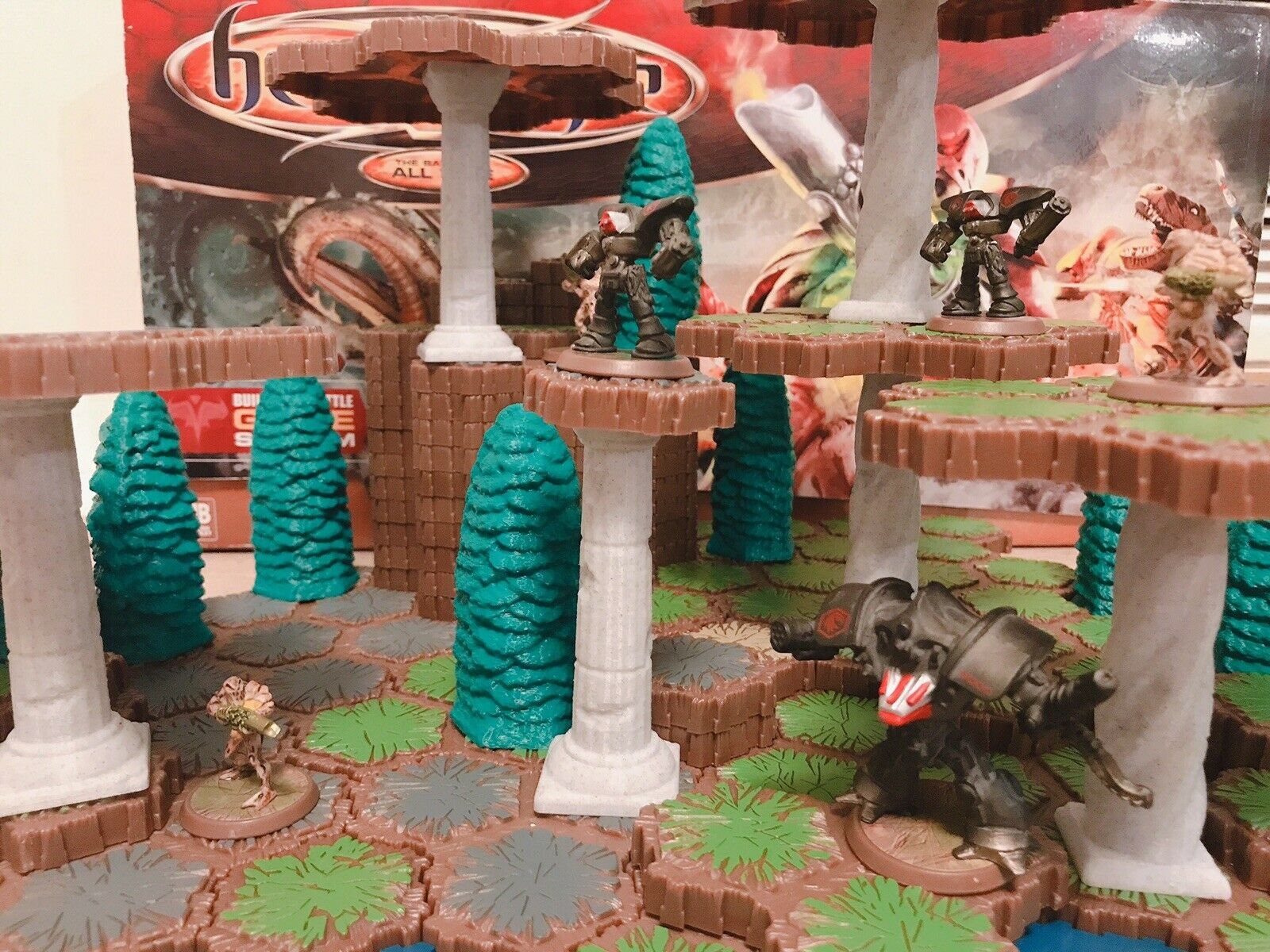 Heroscape Terrain Pillars (6 Pieces) [custom] - Etsy