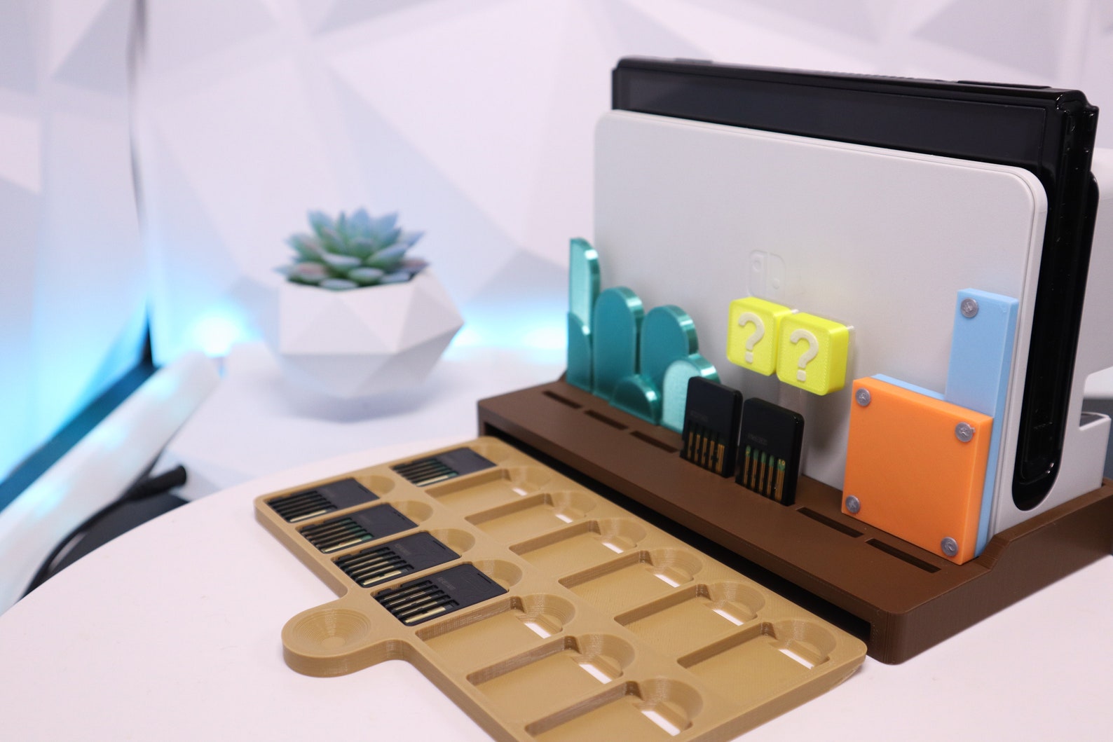 Nintendo Switch Game Holder | Super Mario Dock Stand | Fan Art - Etsy