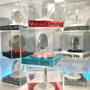1oz Silver Coin Display - Etsy
