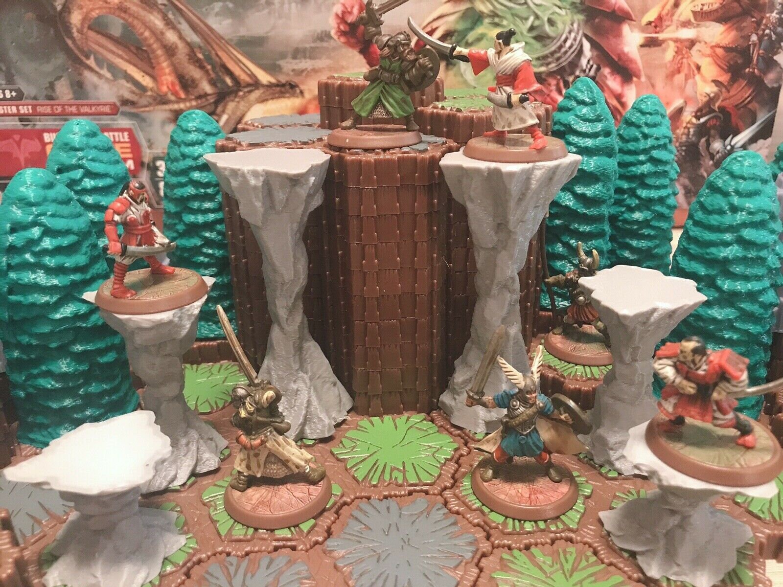Heroscape Terrain - Stone Columns (6 Piece) [custom] - Etsy