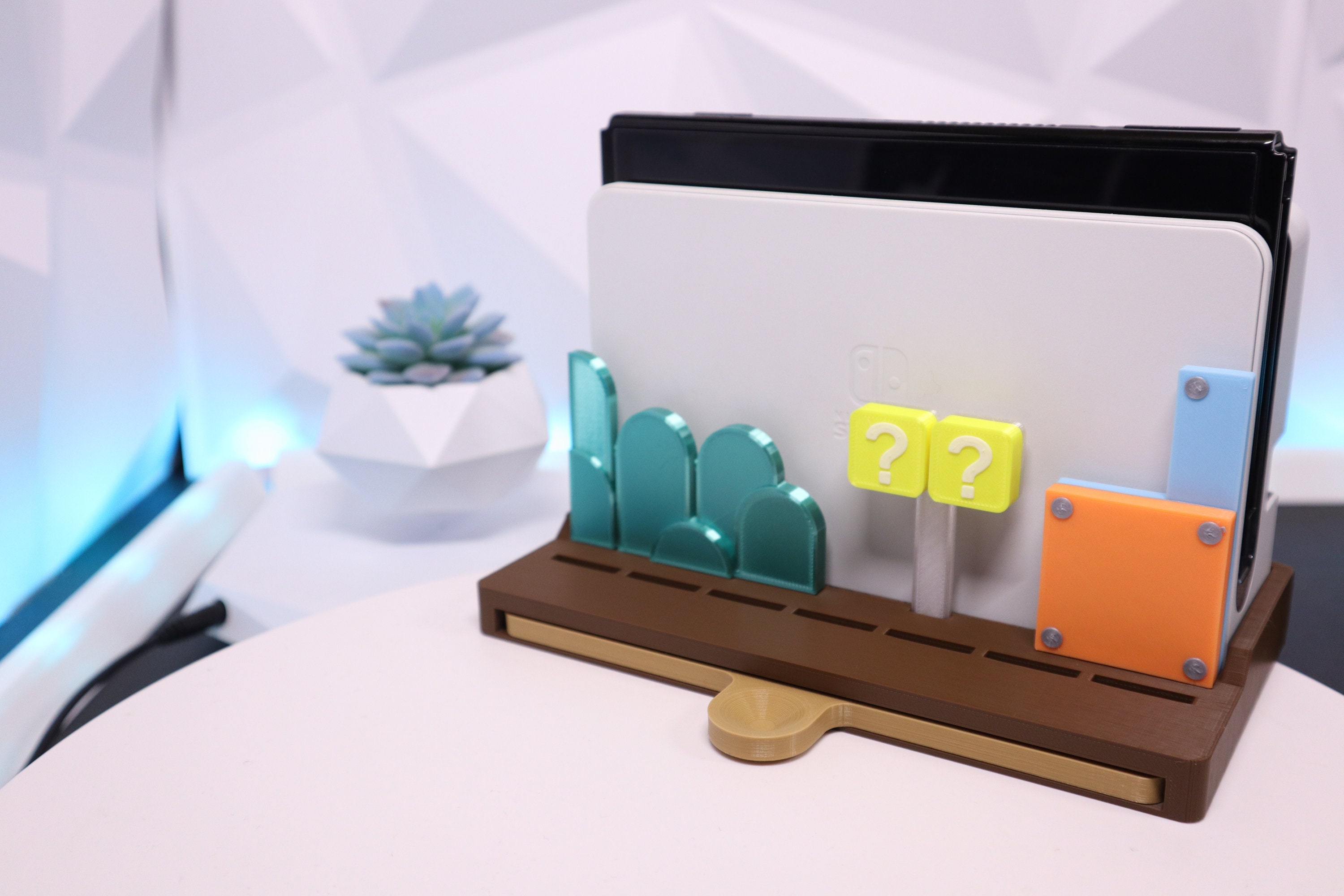 Nintendo Switch Game Holder Super Mario Dock Stand Fan Art - Etsy