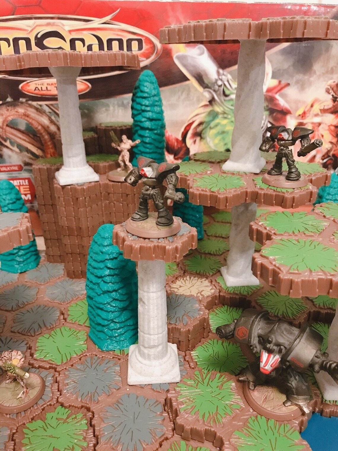 Heroscape Terrain Pillars 6 Pieces custom | Etsy