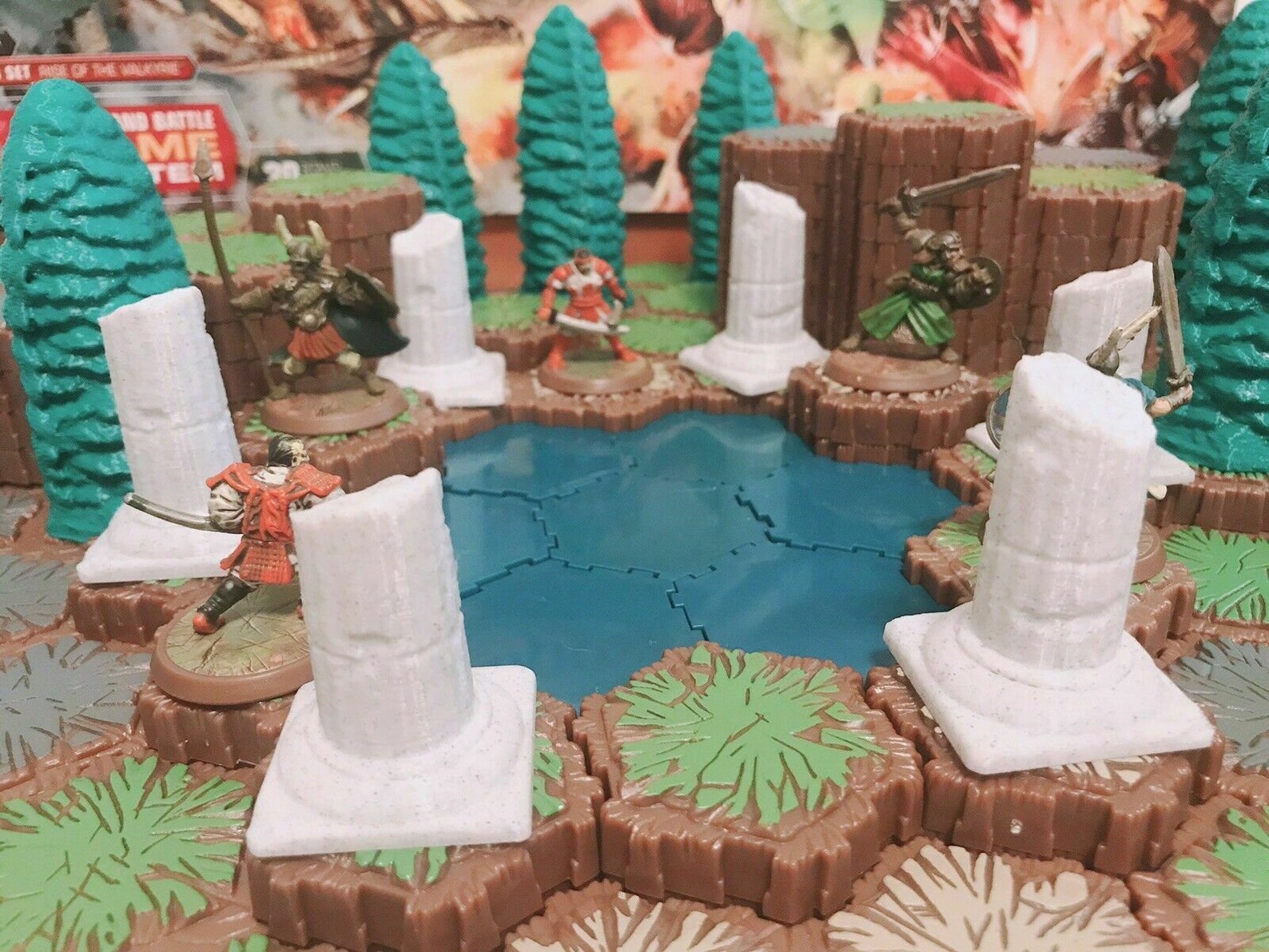 Heroscape Terrain - Ruin Pillars (6 Piece) [custom] - Etsy