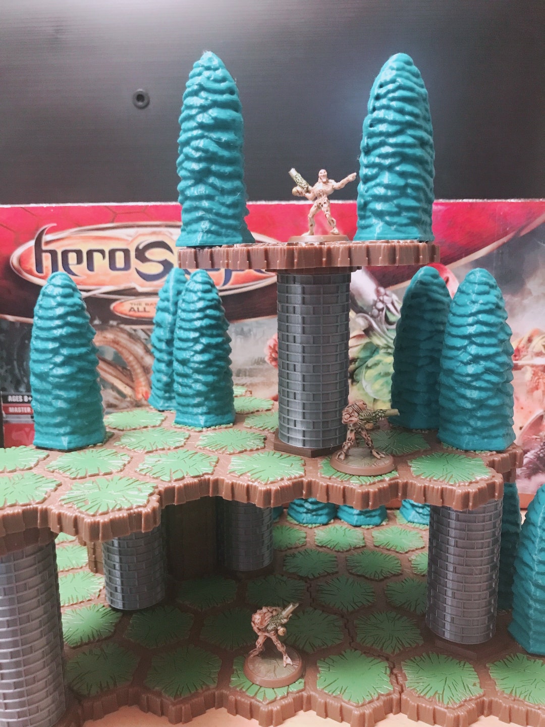 Heroscape Terrain - Castle Pillars - (5 Pieces) [custom] - Etsy
