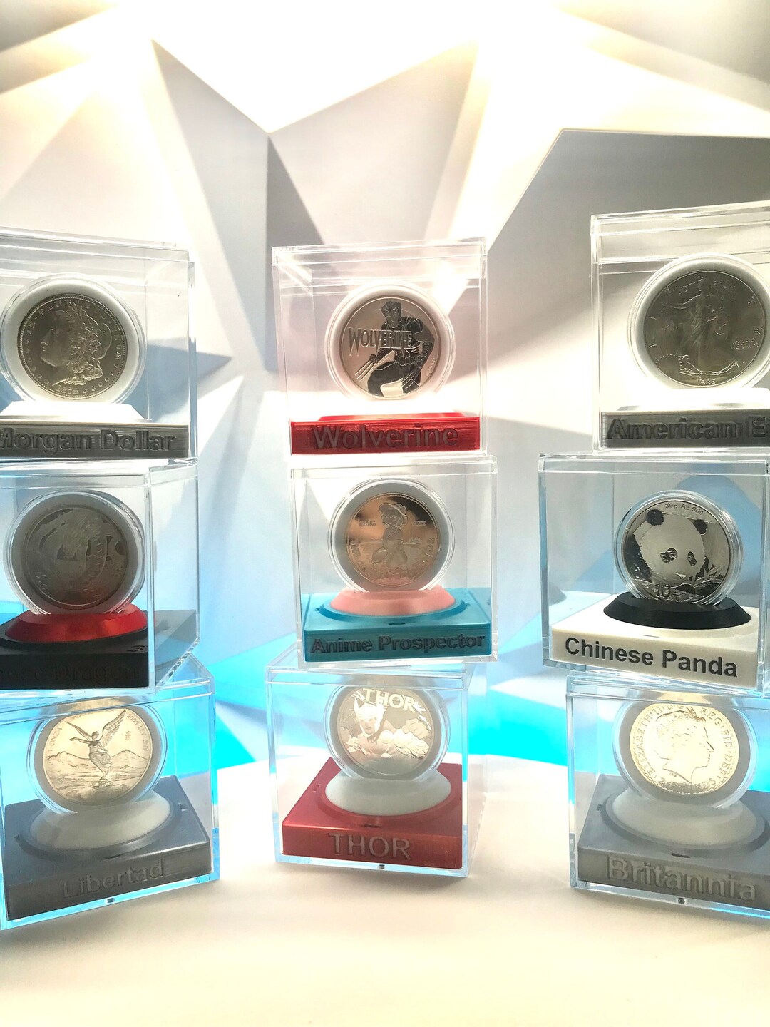 1oz Silver Coin Display - Etsy