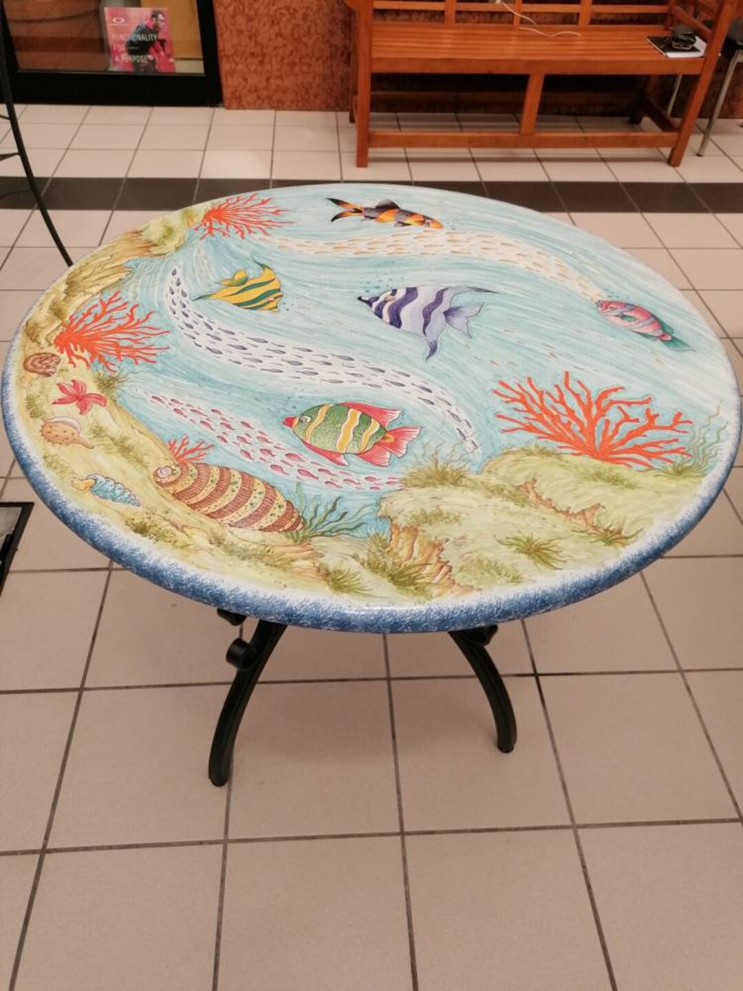 Positano Amalficoast Round Table Lava Stone Handmade Made in Italy ...