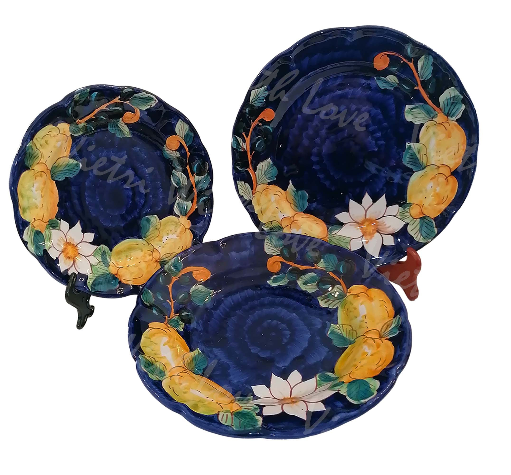 Positano Amalficoast Dishes Handmade Made in Italy Vietri Soup Plates ...