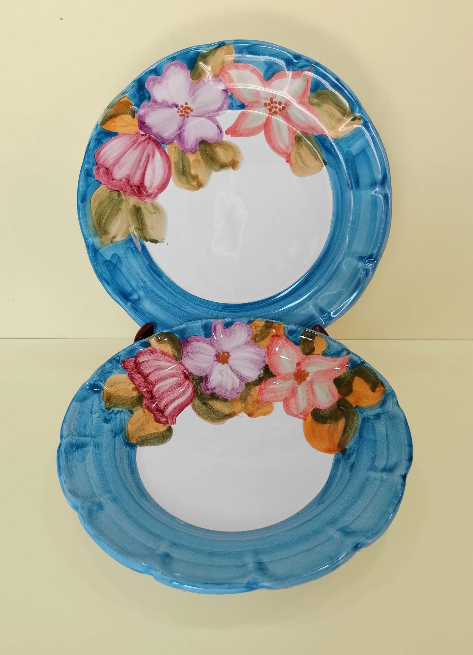 Positano Amalficoast Dishes Handmade Made in Italy Vietri Soup Plates ...