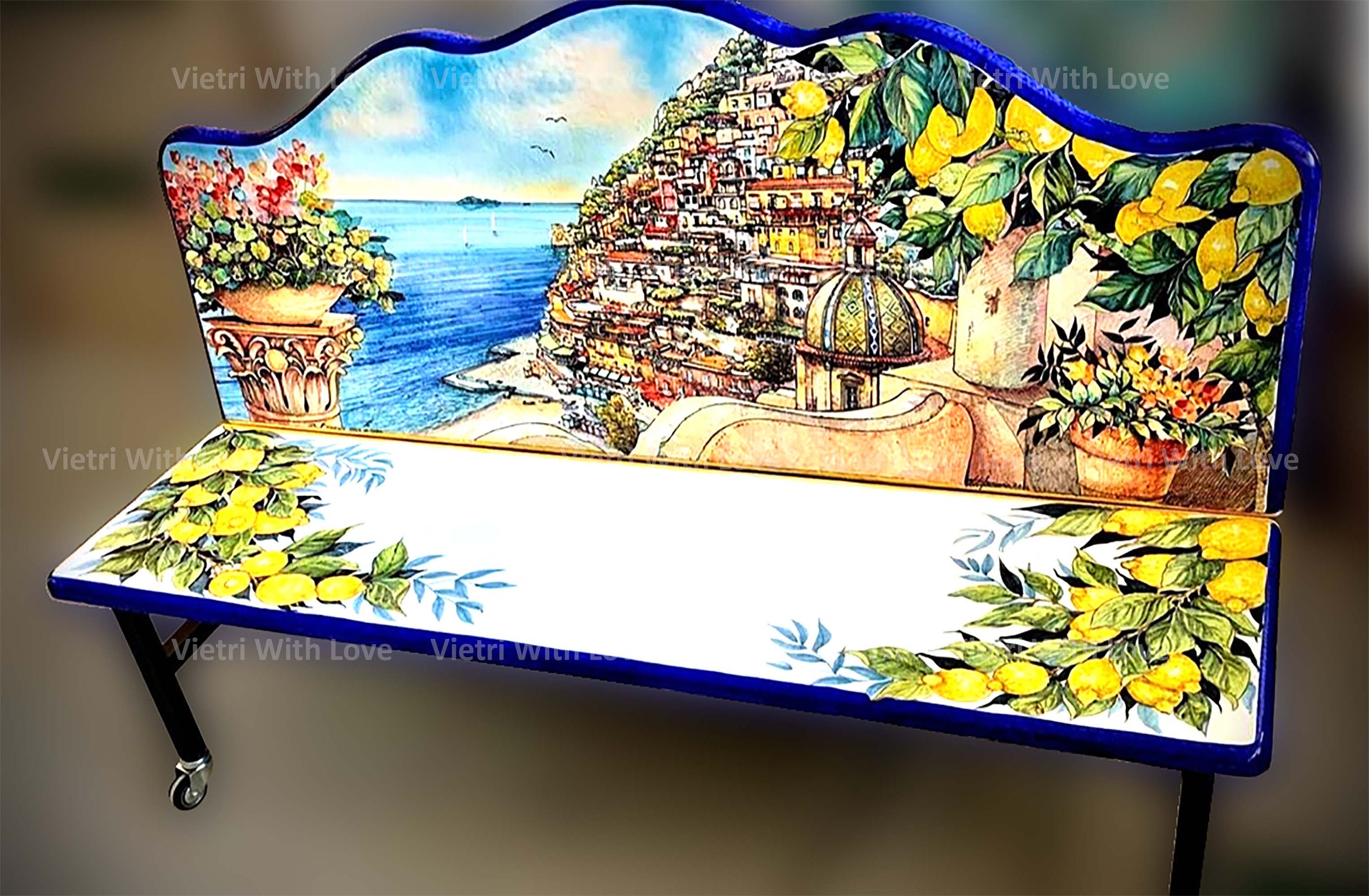 Positano Amalficoast Tables and Benches Panorama Line Lava Stone ...