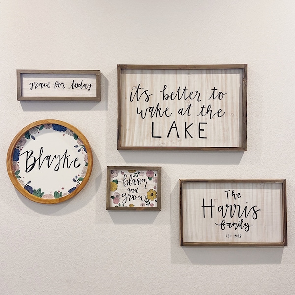 Hand Lettered Sign - Etsy