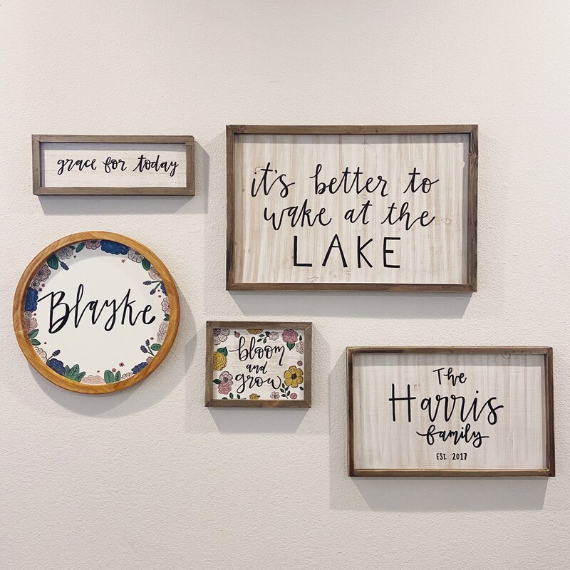 Hand Lettered Sign - Etsy