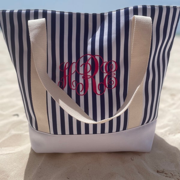 Monogram Beach Bag - Etsy