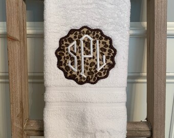 Cheetah Hand Towel - Etsy